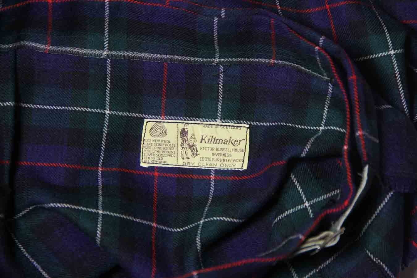 VTG Hector Russell House Scotland Tartan Wool Kilt Sk… - Gem