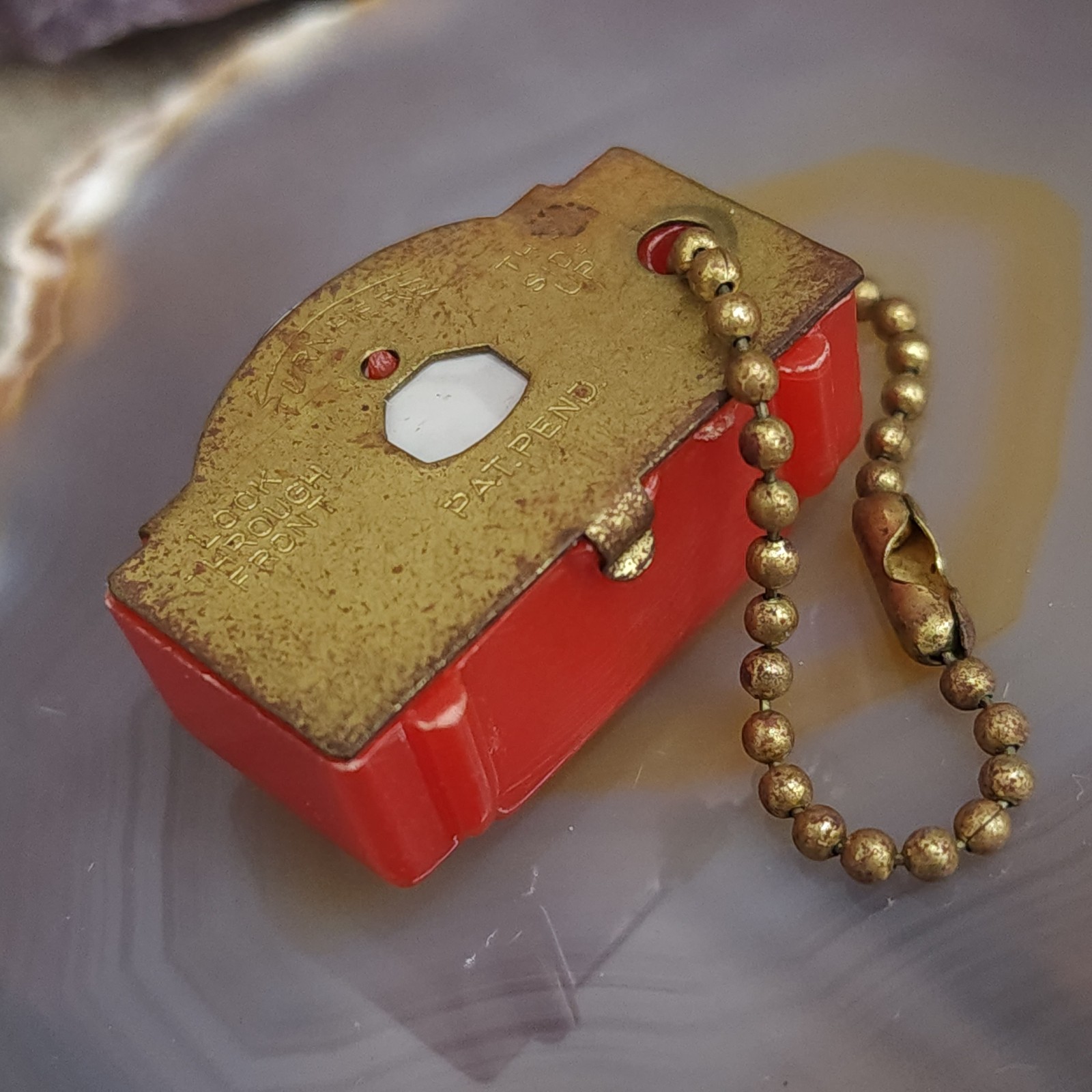 Vintage Television Brand Miniature Camera Keychain Viewer Woody ...