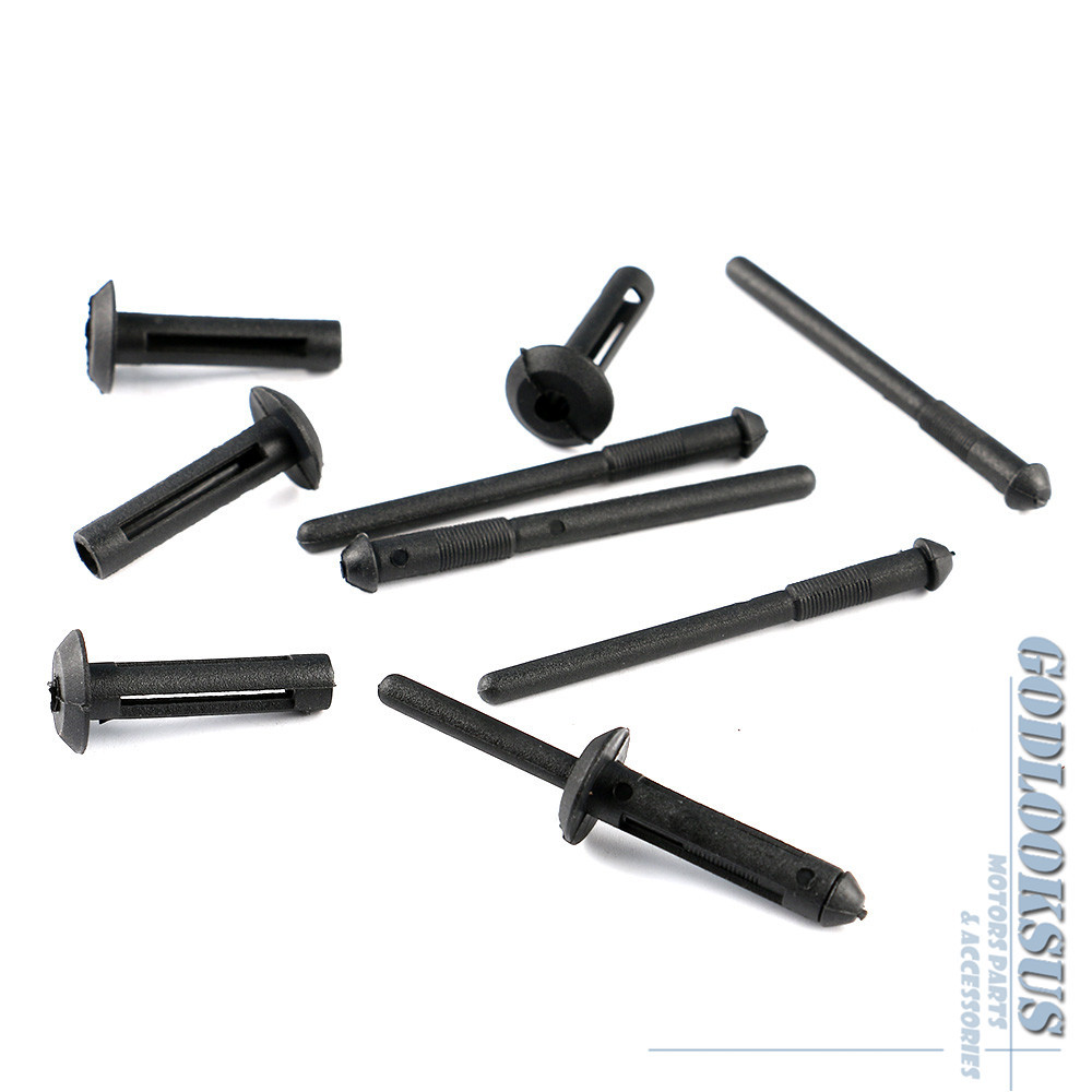 30Pcs Nylon Blind Rivet Clip Retainer 1/4" A 13751 For Chrysler 6501559 ...