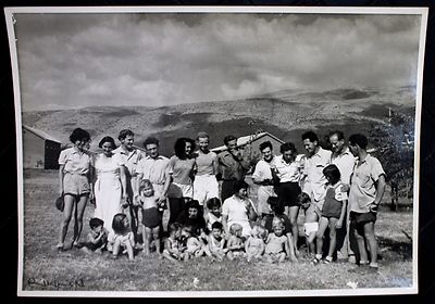 judaica palestine 1946 a new beginning Neot Mordechai. real photo. RRR ...