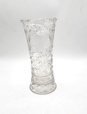 McKee Innovation 407 EAPG Vase Cut Glass Flower ca. 1916 Antique | eBay
