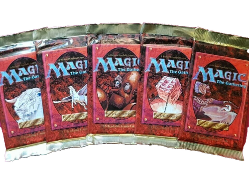MTG Magic The Gathering 4th Fourth Edition Booster Packs Sealed ...