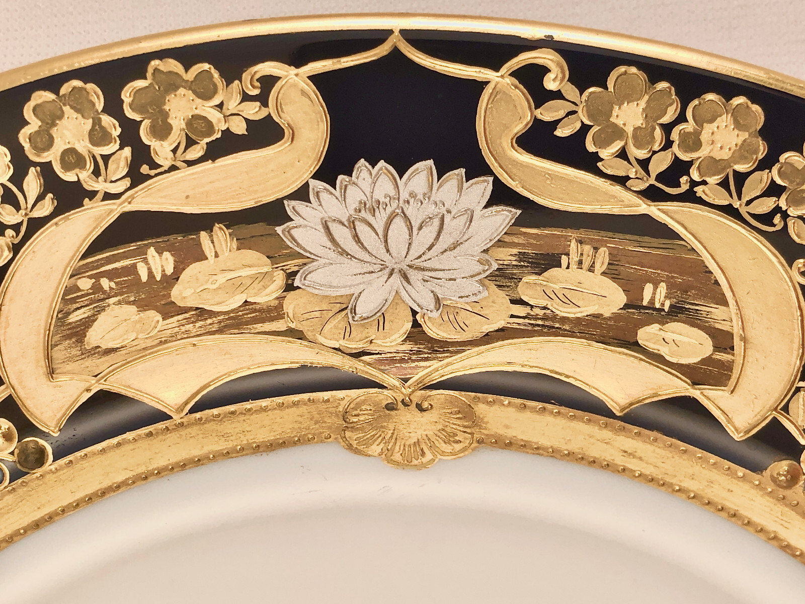 Antique Vienna Plate, Art Nouveau, Jeweled | eBay