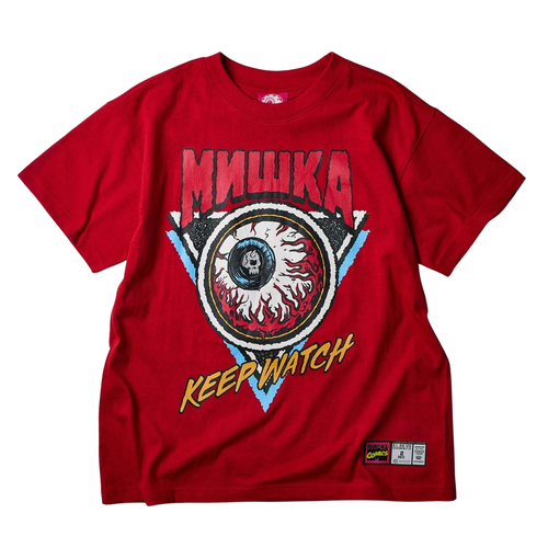 Mishka Keep Watch Graphic T-Shirt Men’s Large Red Tee | eBay