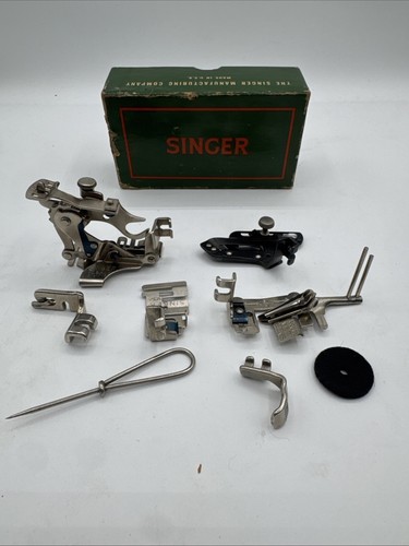 Vintage Singer Sewing Machine Attachments Set of 7 160809 | eBay