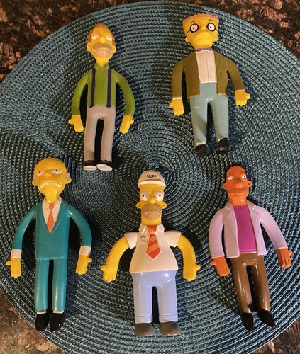 The Simpsons 2002 Bendable & Poseable Springfield Nuclear Power Plant 5 ...