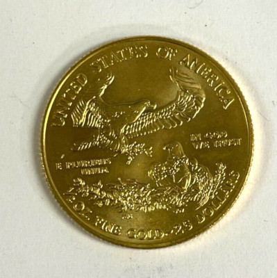 1/2 oz American Eagle $25 Gold Coin Random Year US Mint Gold Eagle 1/2 ...