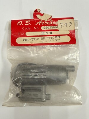 OS 702 RC .15 .20 .25 15 20 25 RC Nitro Engine Muffler / Silencer ...