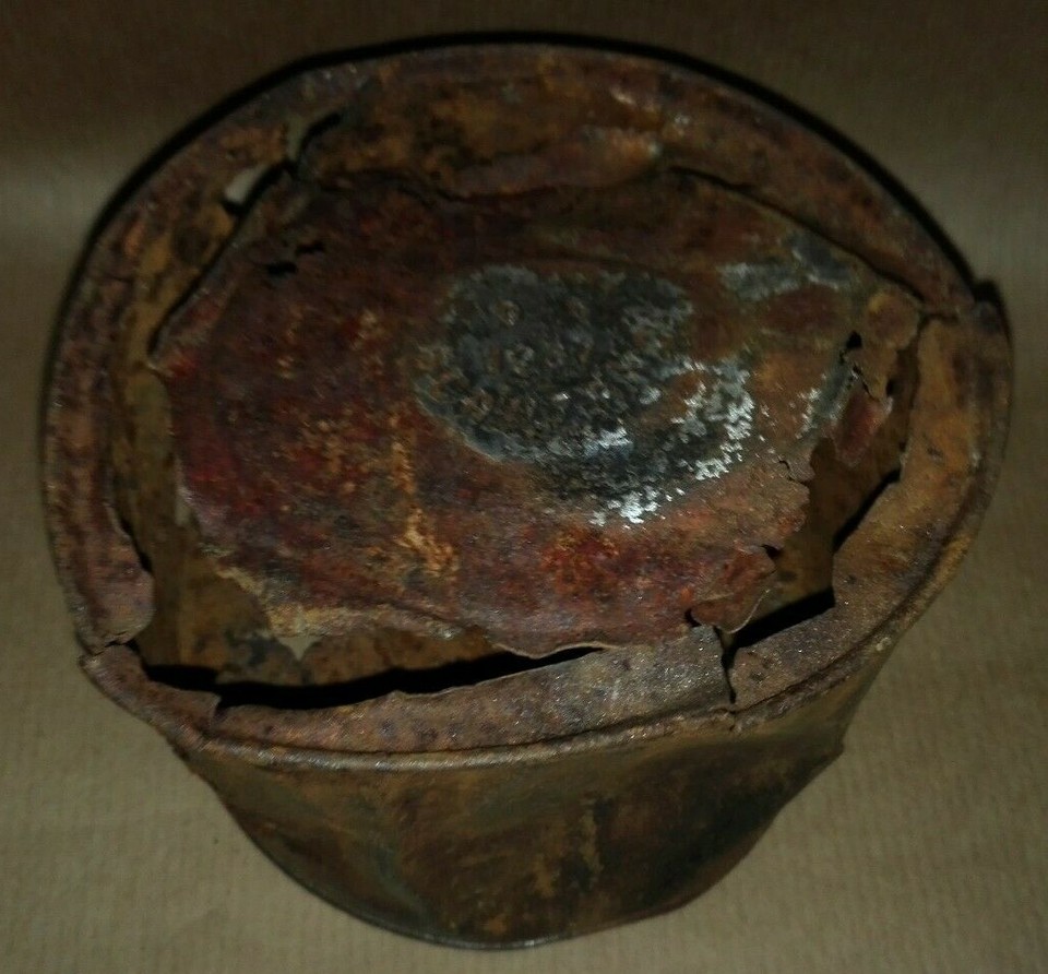 UNIQUE AFRIKA KORPS – ITALIAN BIG FOOD CAN - RATION TIN, MARKED: 1937 ...