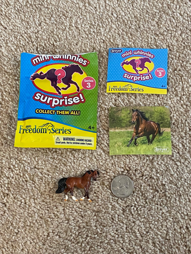 Breyer Mini Whinnies Series 3 - bay Cantering Morgan Mare - Riley ...