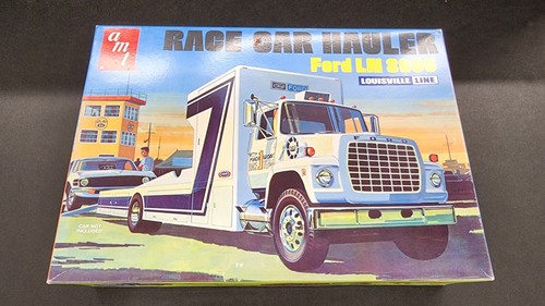 ORIGINAL AMT RACE CAR HAULER FORD LN 8000 1/25 SCALE RK1 | eBay