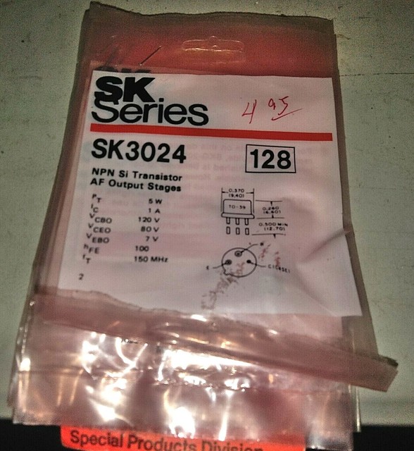 RCA SK Series SK3024 NPN Silicon Transistor for sale online | eBay