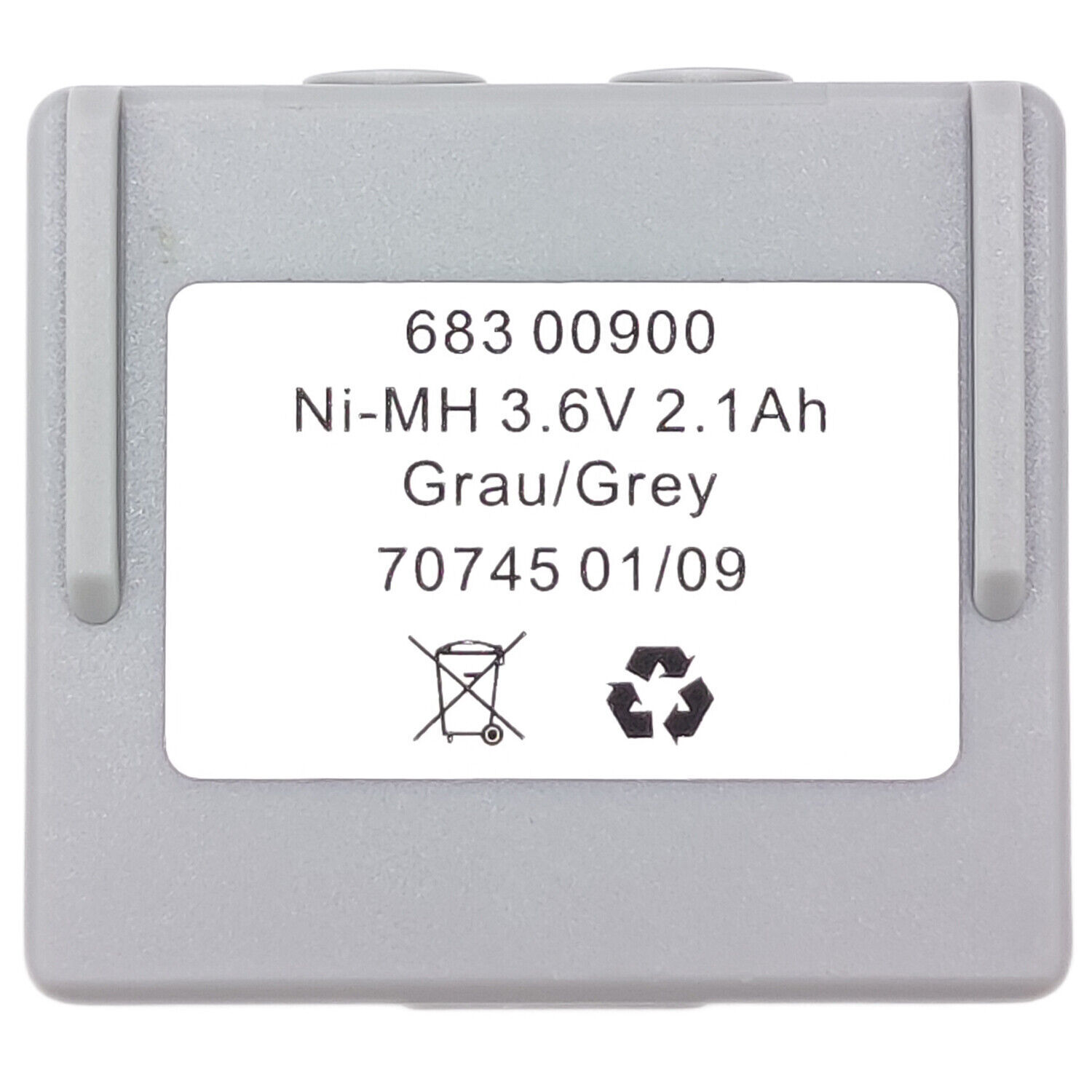 (Pack of 2) 3.6V 2100mAh hetronic Battery 68300900 for HETRONIC Remote ...