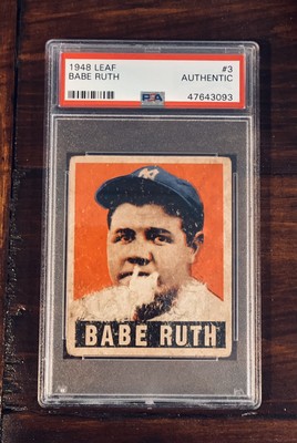 1948-49 Babe Ruth PSA Authentic RARE | eBay