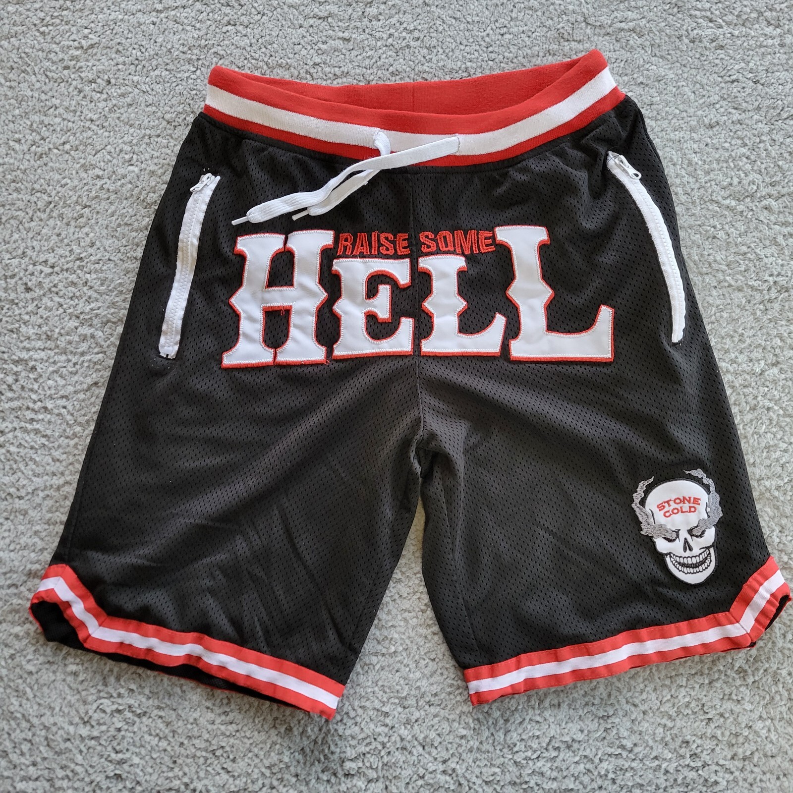 Raise Some Hell Stone Cold Steve Austin Shorts Medium… - Gem