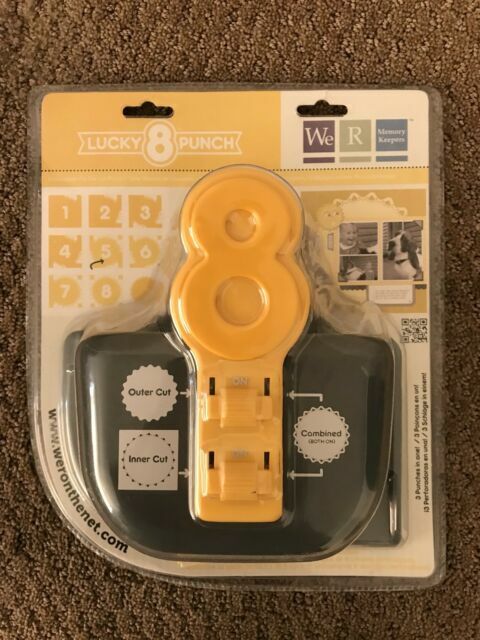 We R Memory Keepers Frilly Lace Lucky 8 Paper Punch Scrapbooking Cards ...