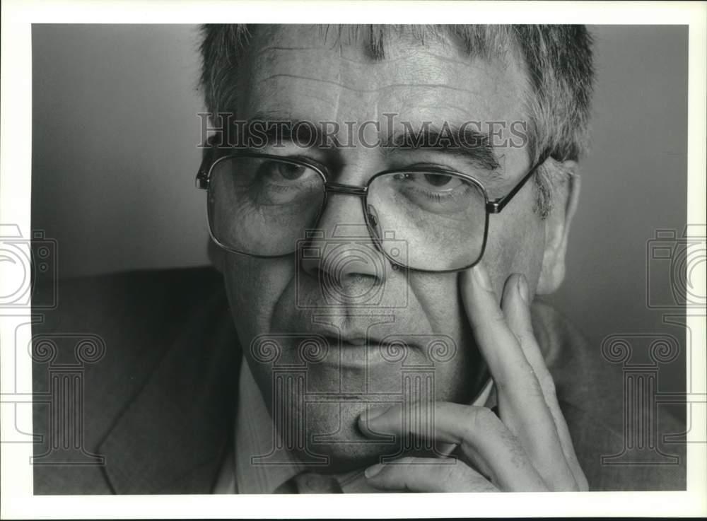 1991 Press Photo Jim McAllister, Irish Politician in Portrait ...