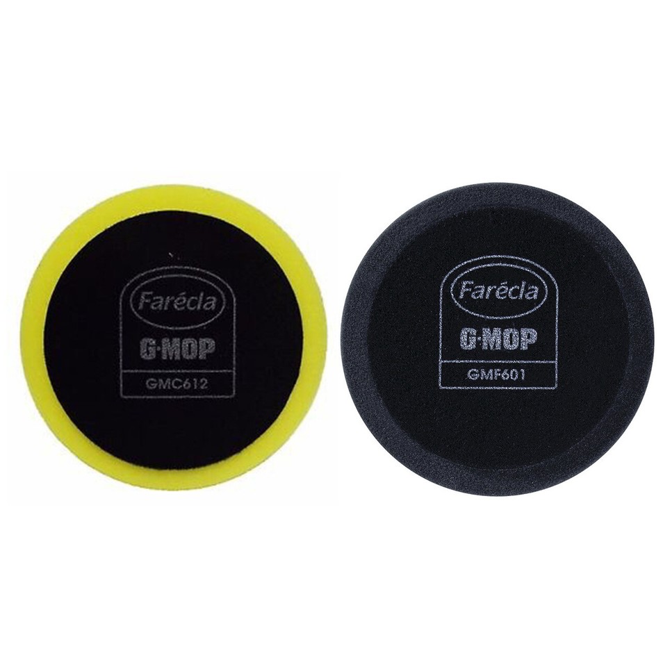 Farecla Yellow Pad 6" 1pk GMC612 + Black Polishing pad 150mm 1pk GMF601 ...