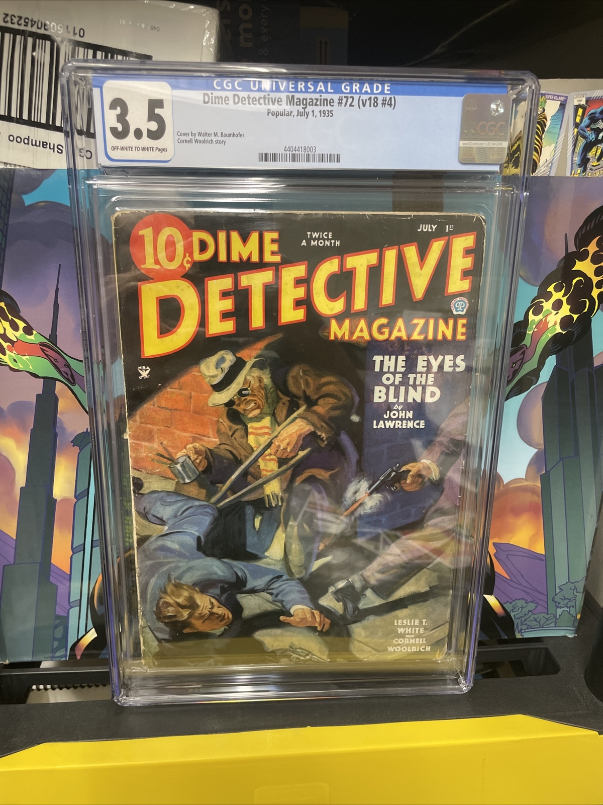 Dime Detective Pulp (V18 #4) CGC 3.5 - The Eyes Of The Blind | eBay