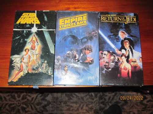 VINTAGE- STAR WARS Trilogy Set VHS (CBS Fox, 1990) 86162060939 | eBay