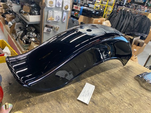 Vivid Black Rear Fender Harley Softail 2000-2005 7 1/2" FXST Bobtail ...