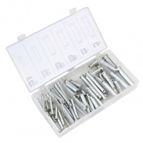 New 60pc Clevis Pin w/ Head Assortment 21 Different Sizes in Storage ...