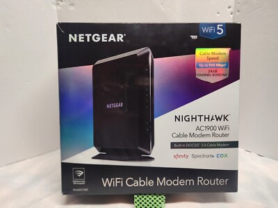 NETGEAR Nighthawk AC1900 4 Wireless-Wi-Fi 802.11ac Router - C7000 ...