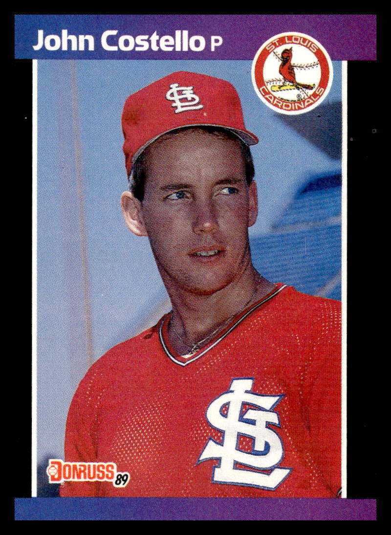 1989 Donruss #518 John Costello Cardinals No Dot Inc Variation Baseball Card EX | eBay