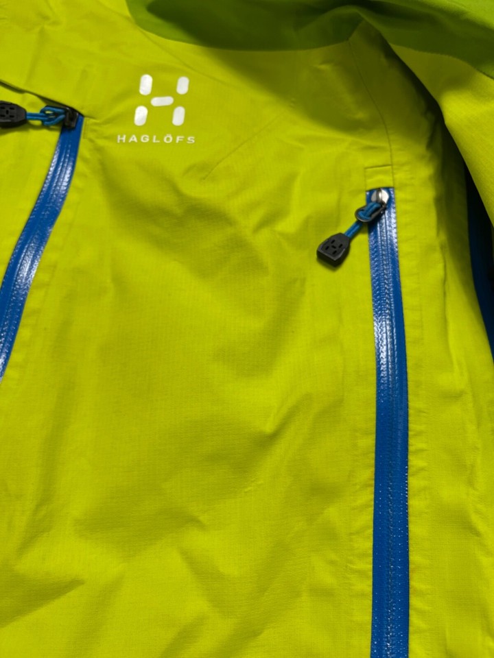 Haglofs Vassi Spinx Gore-Tex Green Jacket Softshell Women's Size L Ski ...