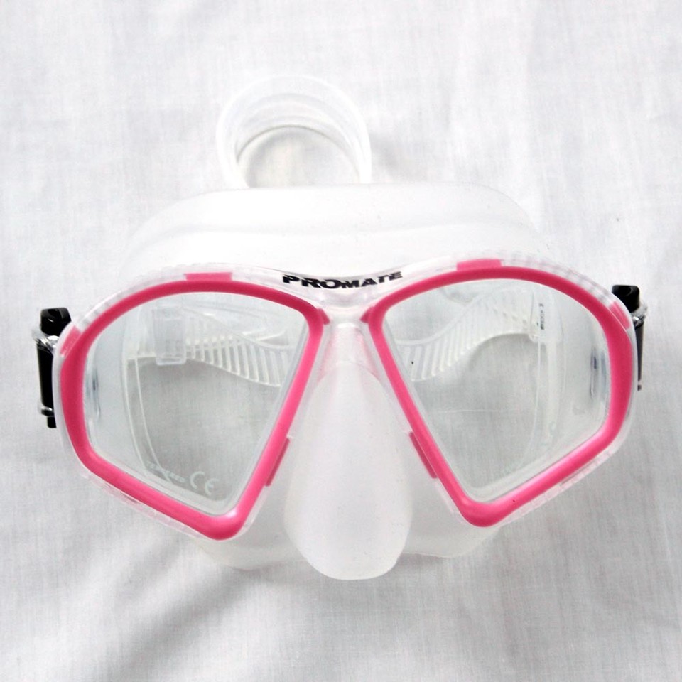 PROMATE Spectrum Adult Snorkeling Mask Fins Dry Snorkel Mesh Bag Dive ...