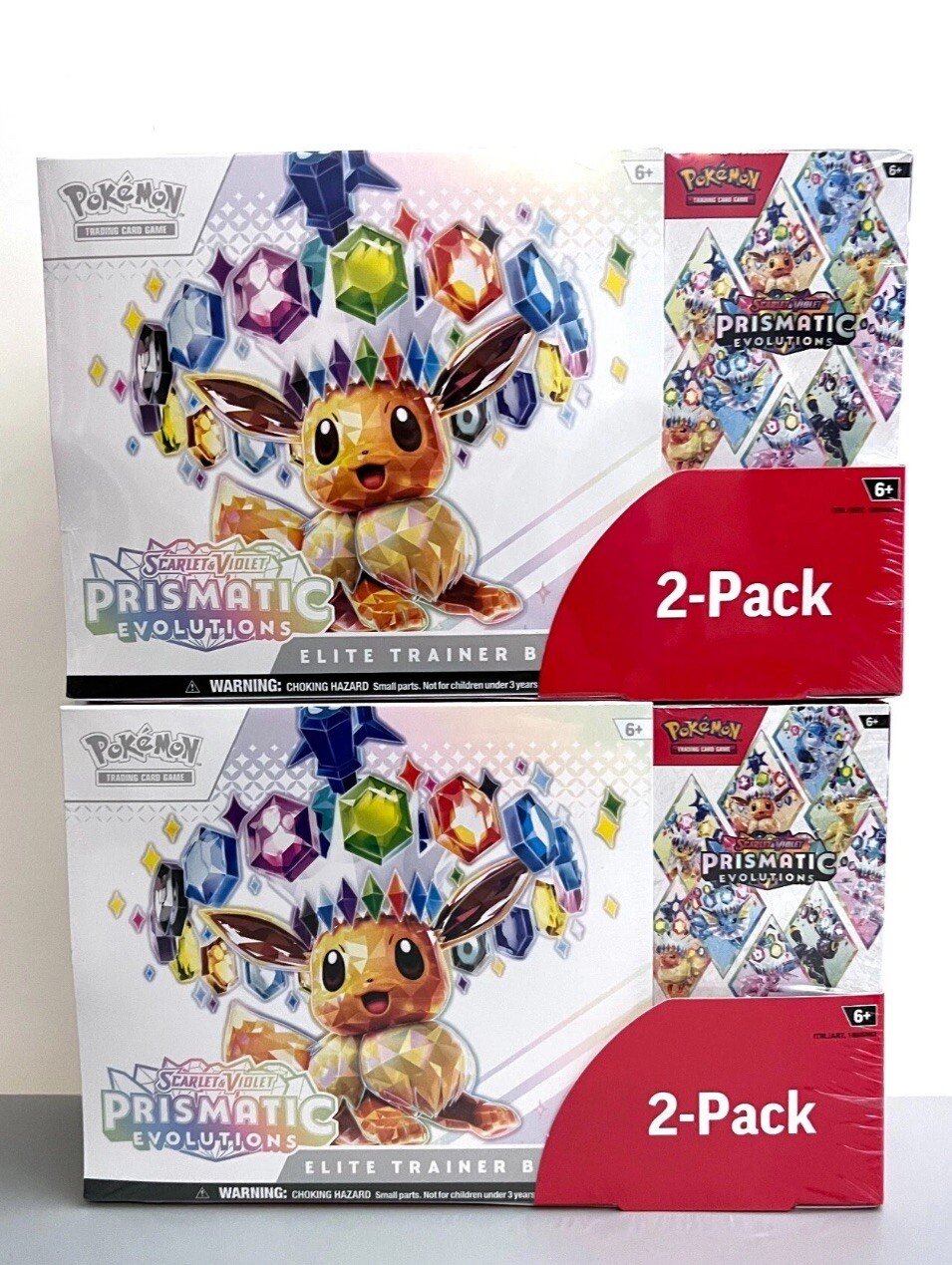 Pokemon TCG Prismatic Evolutions Costco 2-Pack (ETB + Booster Bundle ...