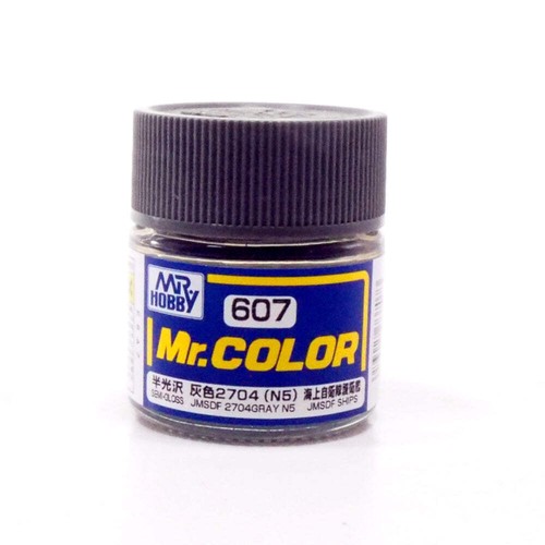 Mr Hobby (Gunze) C607 Mr Color JMSDF 2704 Gray N5 Lacquer Paint 10ml ...