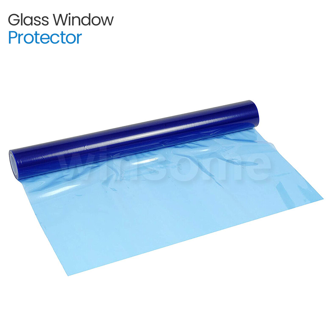 600mm x 25m Window Glass Protector Self Adhesive Surface Sticker Cover ...