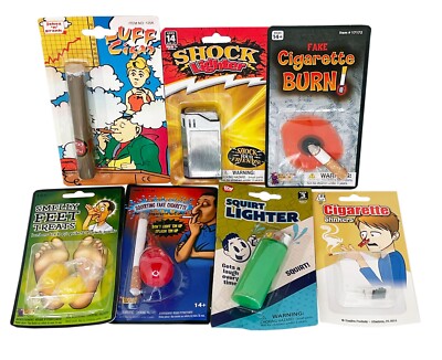 SMOKER PRANK KIT - Stink Cigarette Loads Shock Lighter Joke Prank Gag ...