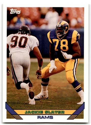 1993 Topps Jackie Slater Los Angeles Rams #134 | eBay
