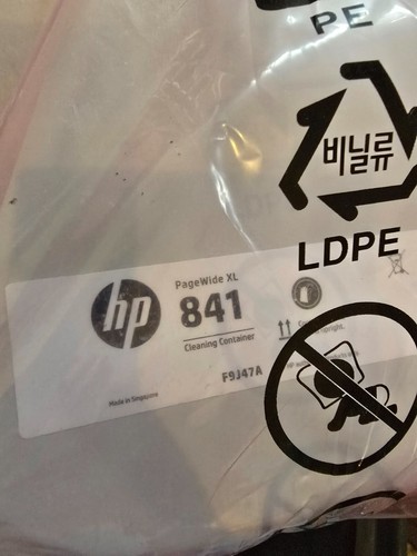 HP 841 PageWide XL Series Cleaning Container - # F9J47A for sale online ...
