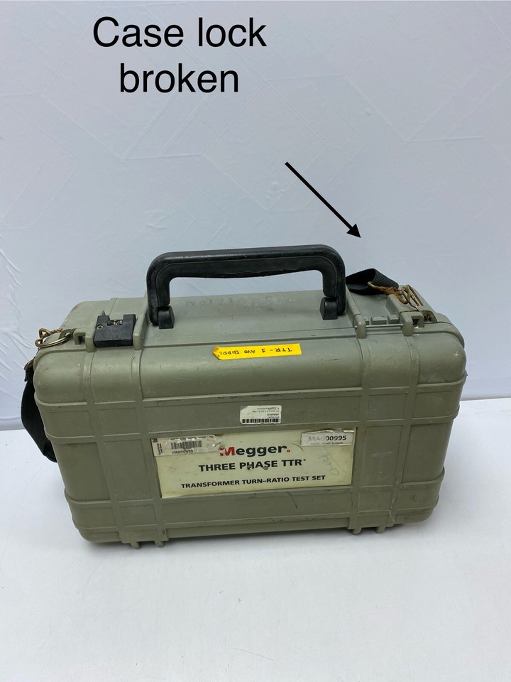 Megger Three Phase Transformer Turns Ratio TTR Tester Catolog 550503 ...