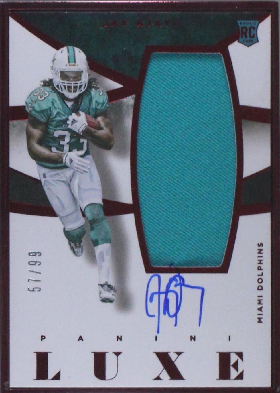 2015 Panini Luxe - Rookie Memorabilia Autographs Jay Ajayi #RMA-JA /99 ...
