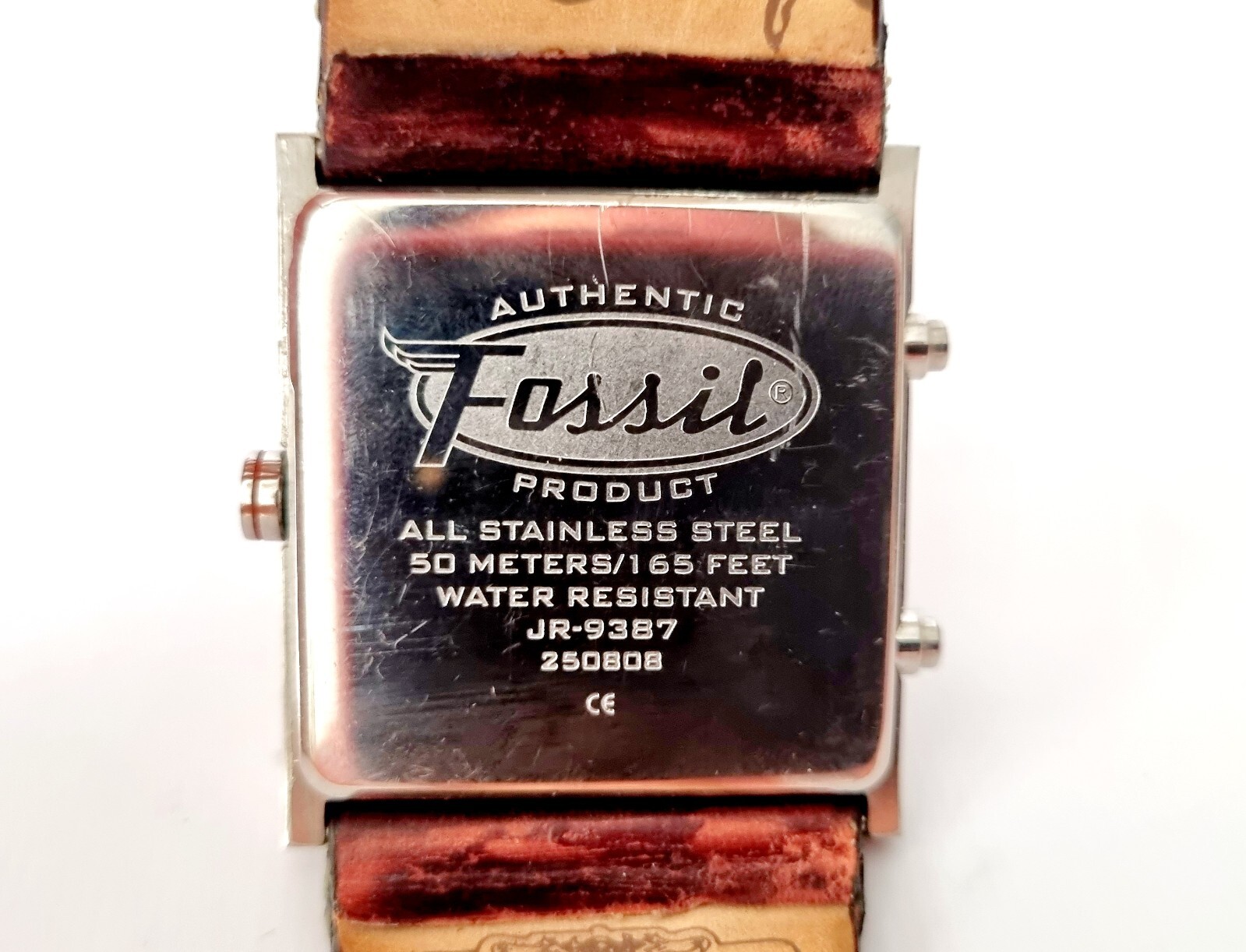 Fossil Watch Men Model JR 9387 50M Stainless steel RARE | eBay