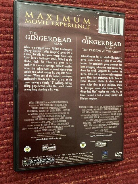 The Gingerdead Man/Gingerdead Man 2: Passion of the Crust (DVD, 2005 ...