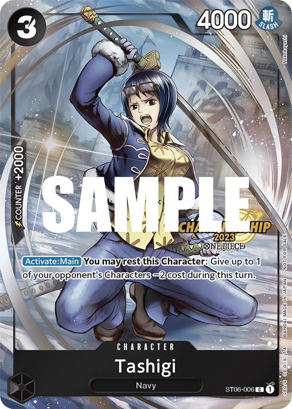 Tashigi (CS 2023 Celebration Pack) ST06-006 One Piece Promotion Cards ...