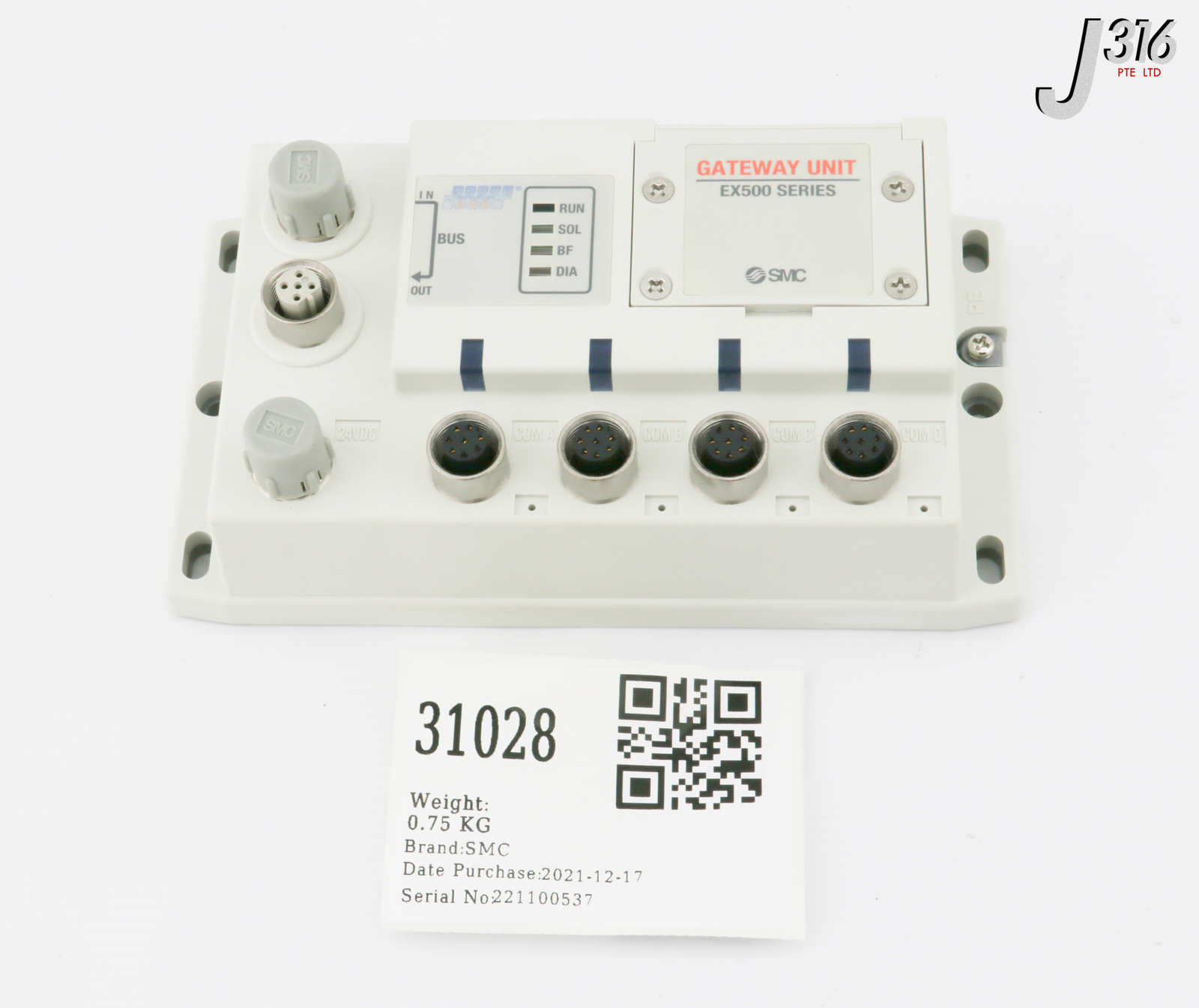 11171 SMC Ex500 Series Profibus Gateway Unit Class 2 24vdc Ex500-gpr1a ...