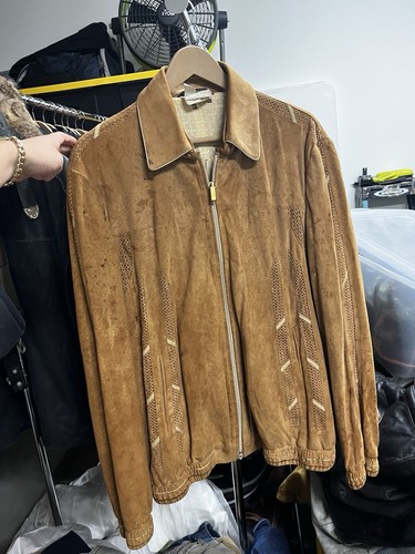 Authentic 90s Zilli Leather Jacket | eBay