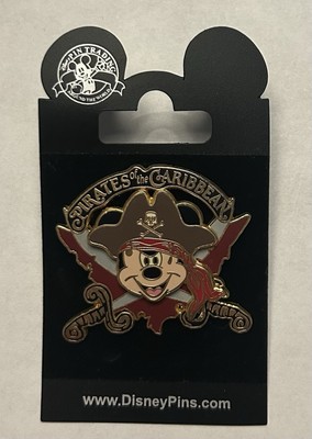 Disney - Pirates of the Caribbean - Mickey Mouse - Swords & Hat 3D Pin ...