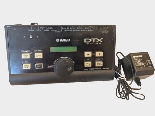 YAMAHA DTX500 Electronic Drum sound trigger Module w/ Power supply(100V ...