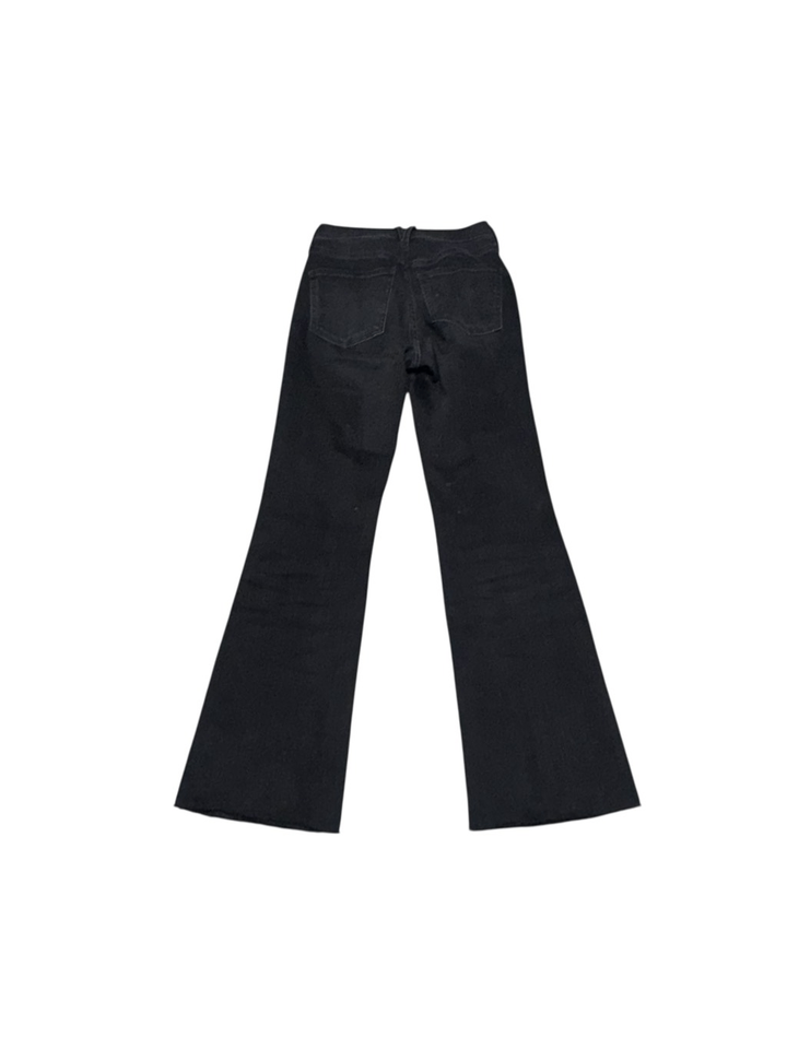 Women’s VERONICA BEARD black onyx Leena high-Rise Bootcut Raw Hem Jeans ...