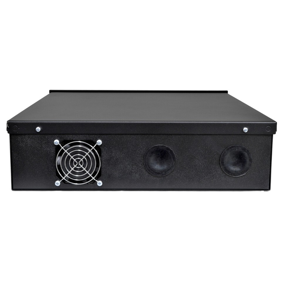 Heavy Duty 18" x 18" x 5" DVR Security Lock Box w/ Fan for CCTV ...