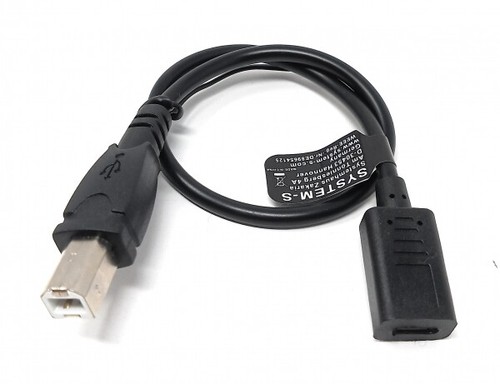 USB 3.1 Cable 9 13/16in Type C Socket To Type B Plug Adapter IN Black ...