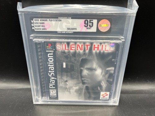 Silent Hill BLACK LABEL Sony PS1 VGA 95 FACTORY SEALED GEM MINT HIGHEST ...