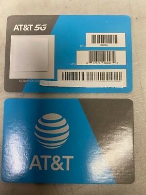 LOT OF 100 AT&T 4G 5G ESIM WITH QR CODE BRAND NEW SKU 6969C | eBay